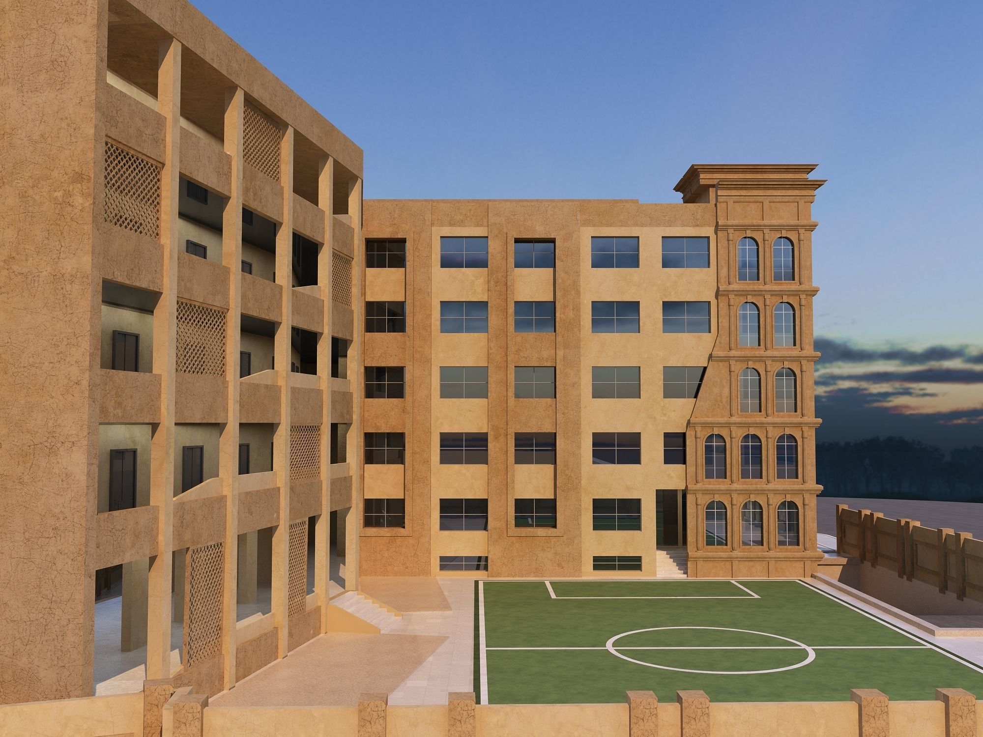 0207 - School Architecture Project - 2D Drawings - 3D Files 3D model ...