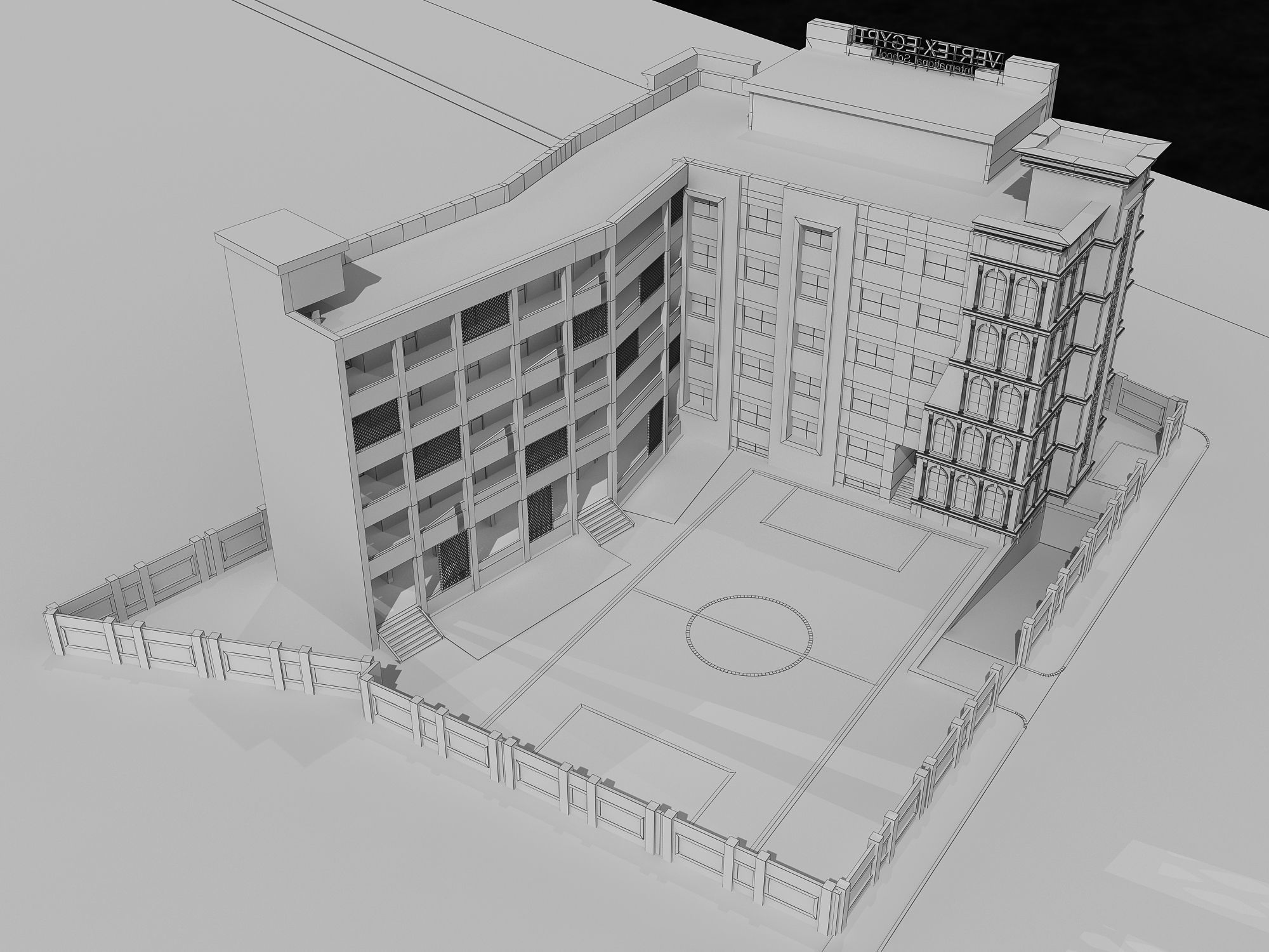 0207 - School Architecture Project - 2D Drawings - 3D Files 3D model ...