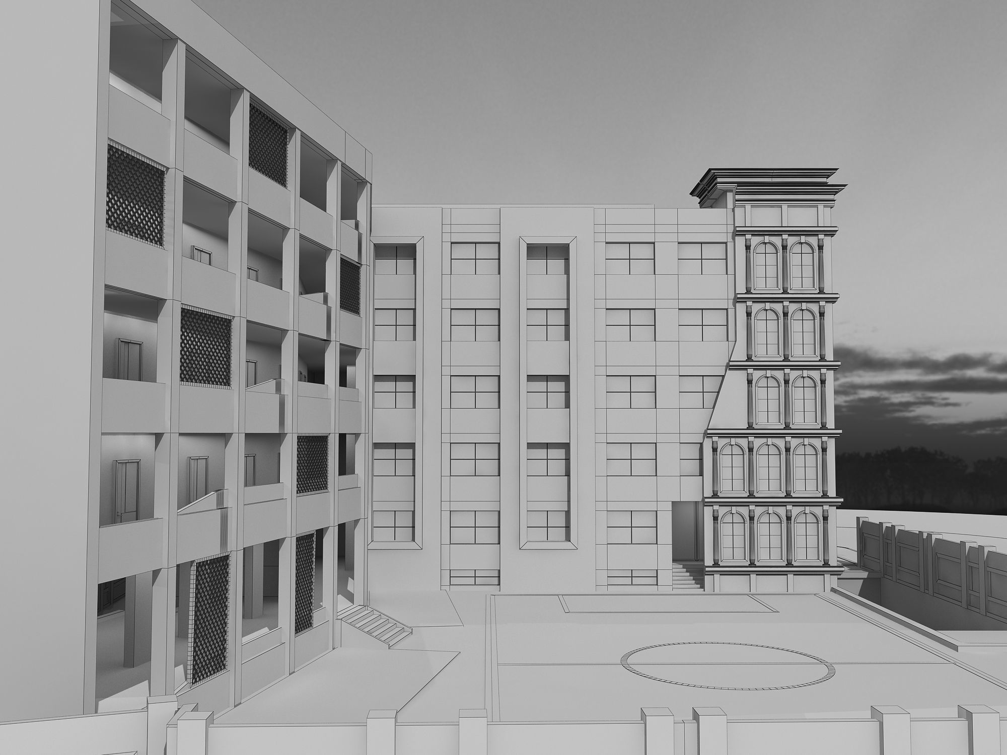 0207 - School Architecture Project - 2D Drawings - 3D Files 3D model ...