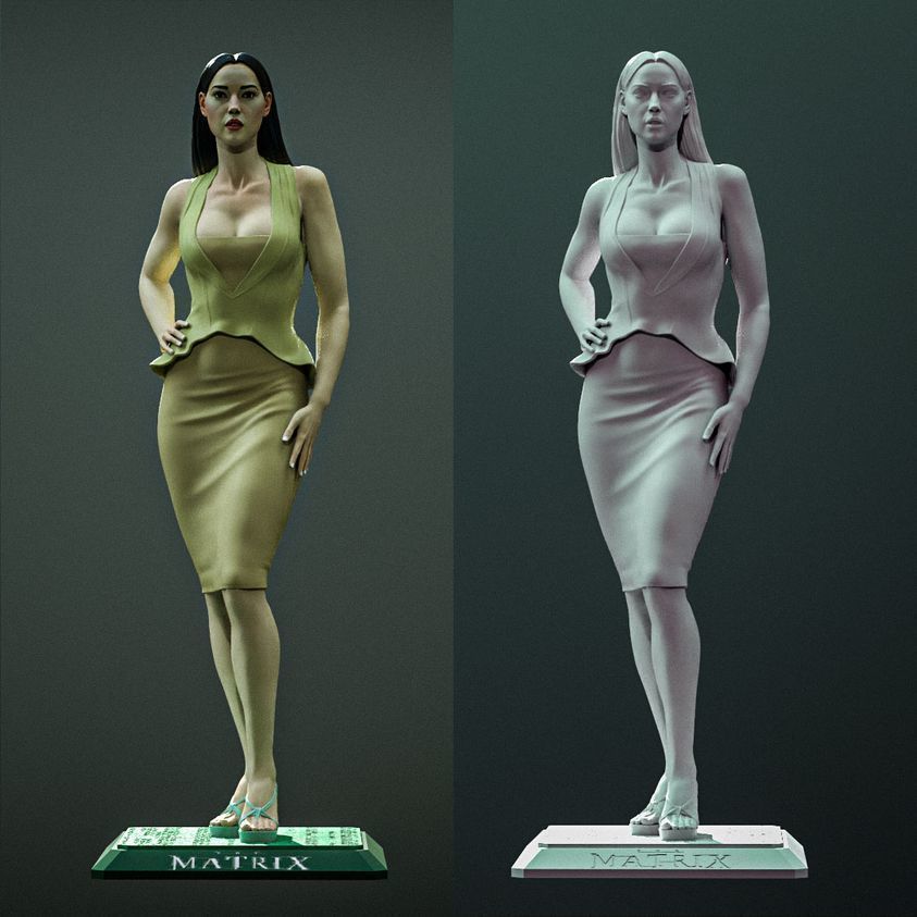 Persephone from the Matrix 3D model 3D printable | CGTrader