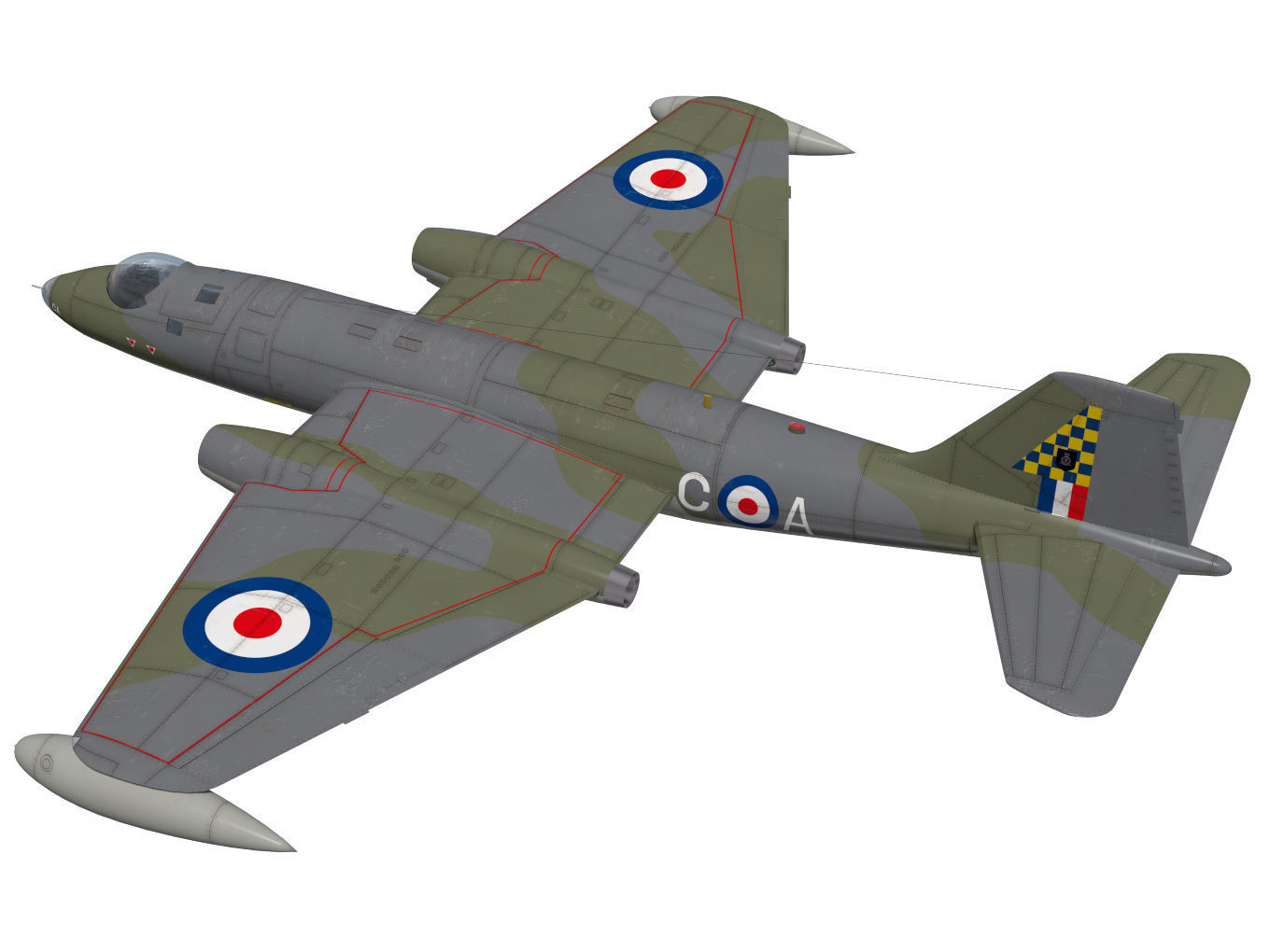 English Electric Canberra B6 3D model | CGTrader