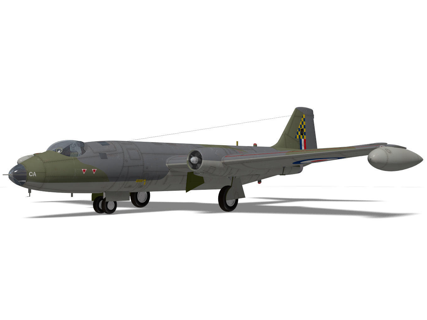 English Electric Canberra B6 3D model | CGTrader
