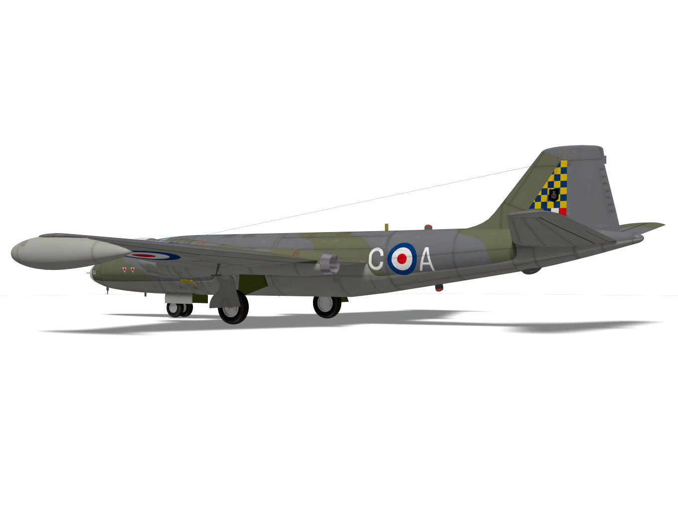 English Electric Canberra B6 3D model | CGTrader