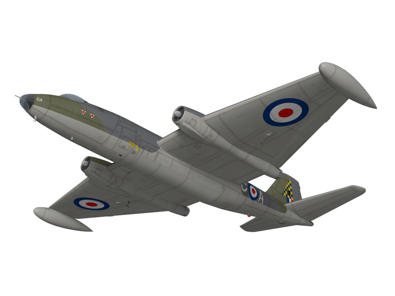 English Electric Canberra B6 3D model | CGTrader