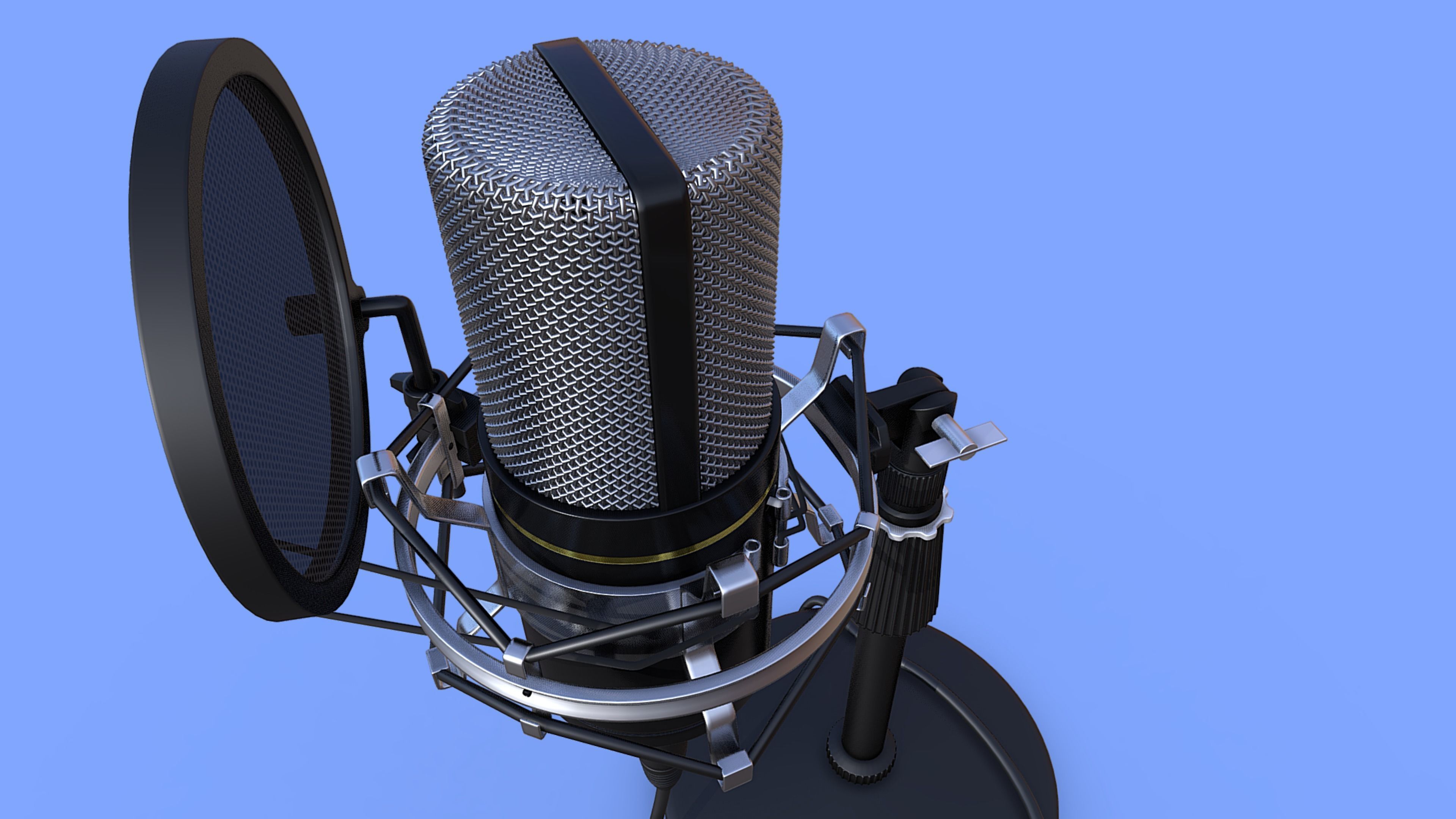 Condenser Microphone 3D model | CGTrader
