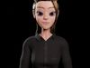 Rigged female character for animation 3D model rigged | CGTrader