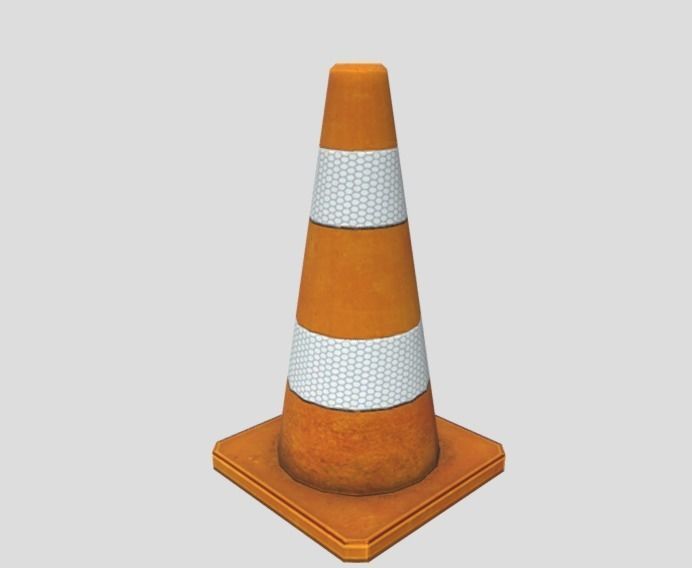 3D model VLC Parking Cone VR / AR / low-poly | CGTrader