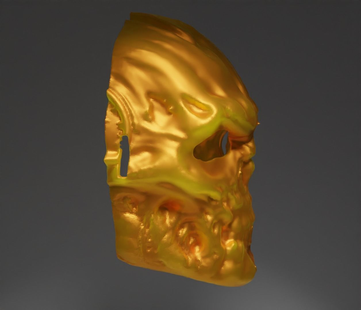 Skull Zombie Superhero Mask Stl 3D model 3D printable | CGTrader