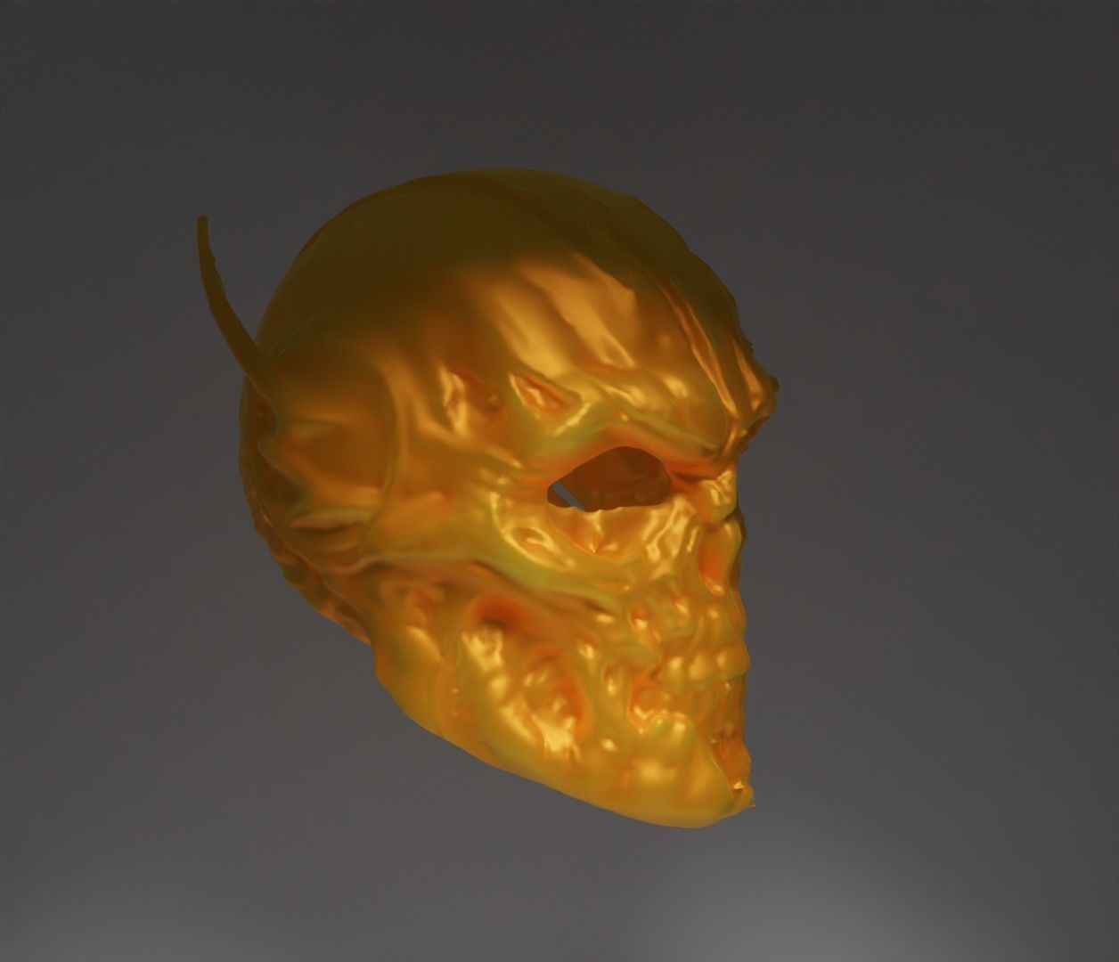 Hero Flash Skull Superhero Mask Stl 3D model 3D printable | CGTrader