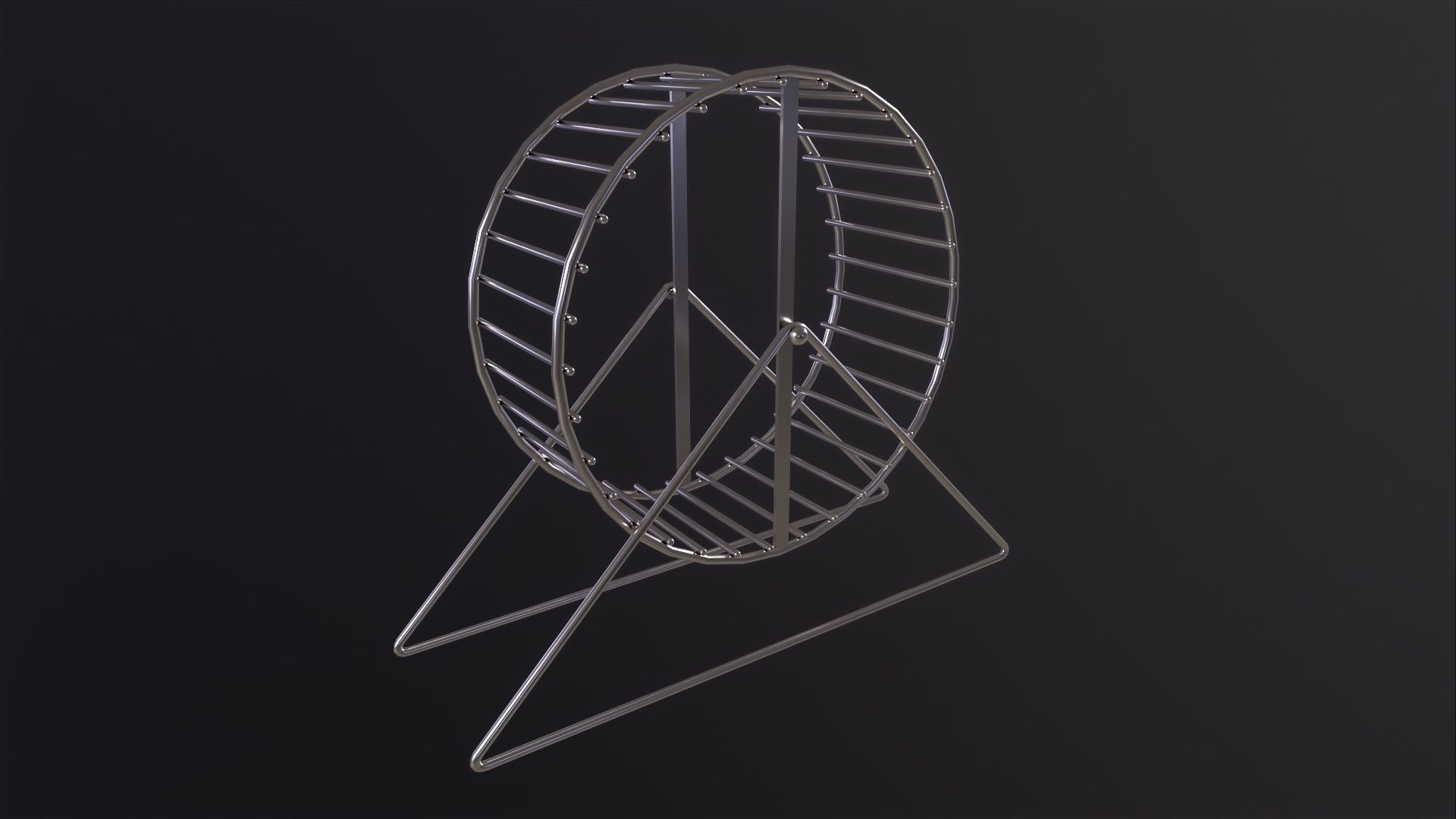 3D model Hamster Wheel 3D Model VR / AR / low-poly | CGTrader