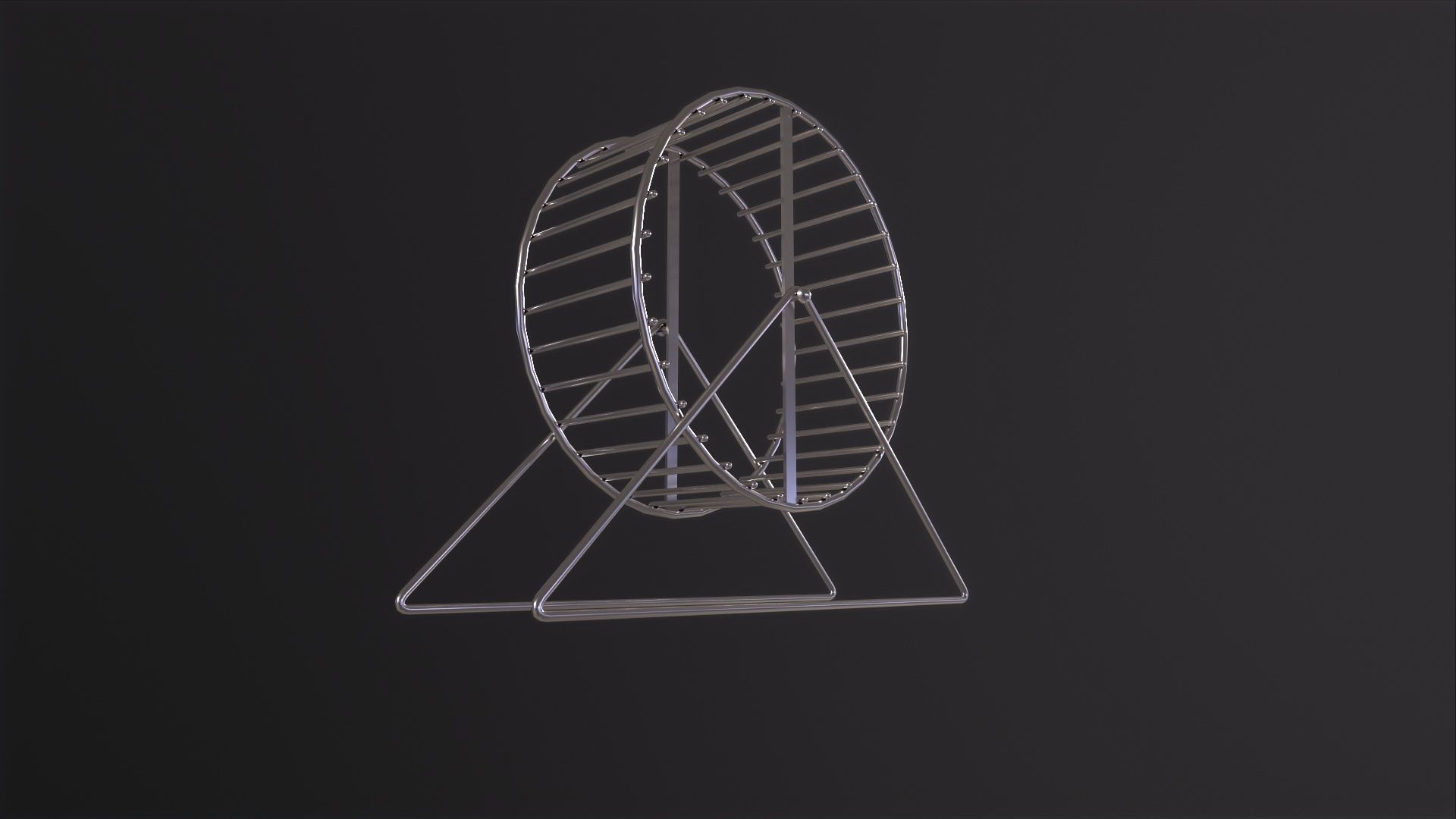 3D model Hamster Wheel 3D Model VR / AR / low-poly | CGTrader