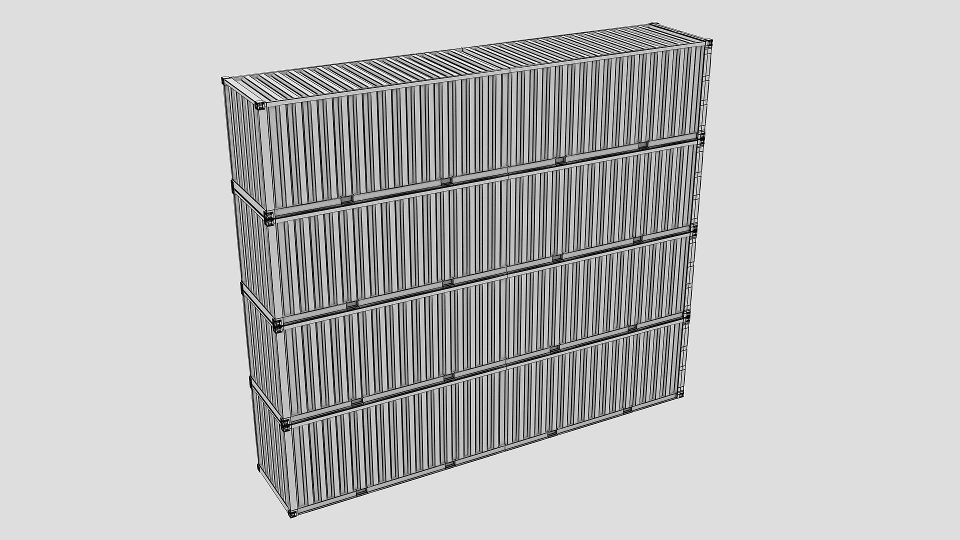 3D model Cargo Shipping Container 3D model VR / AR / low-poly | CGTrader