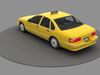 3D model New York Taxi Yellow Cab 3d Model VR / AR / low-poly | CGTrader
