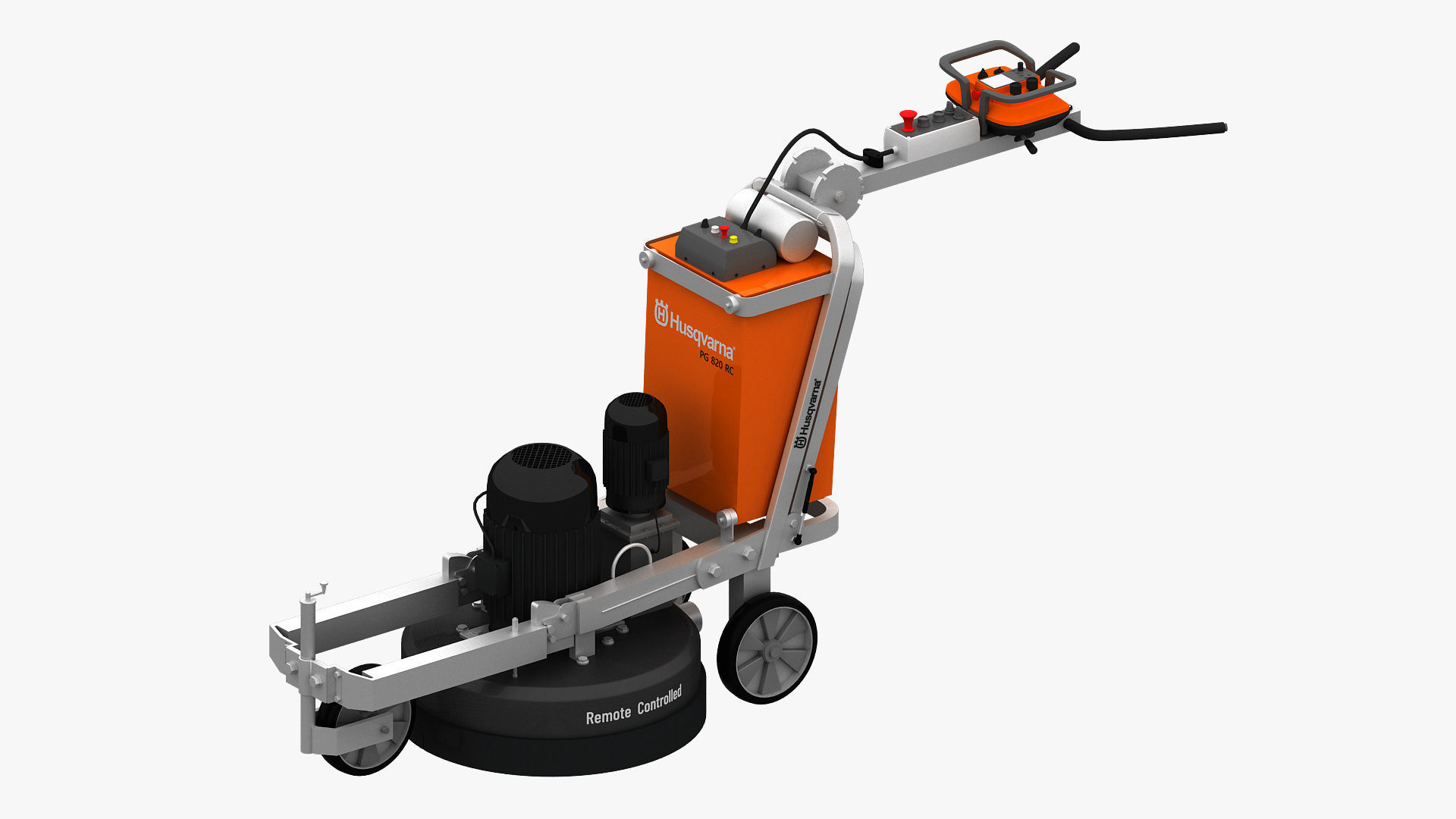 Concrete Floor Grinder Polisher Machine 3d Model 3D model | CGTrader