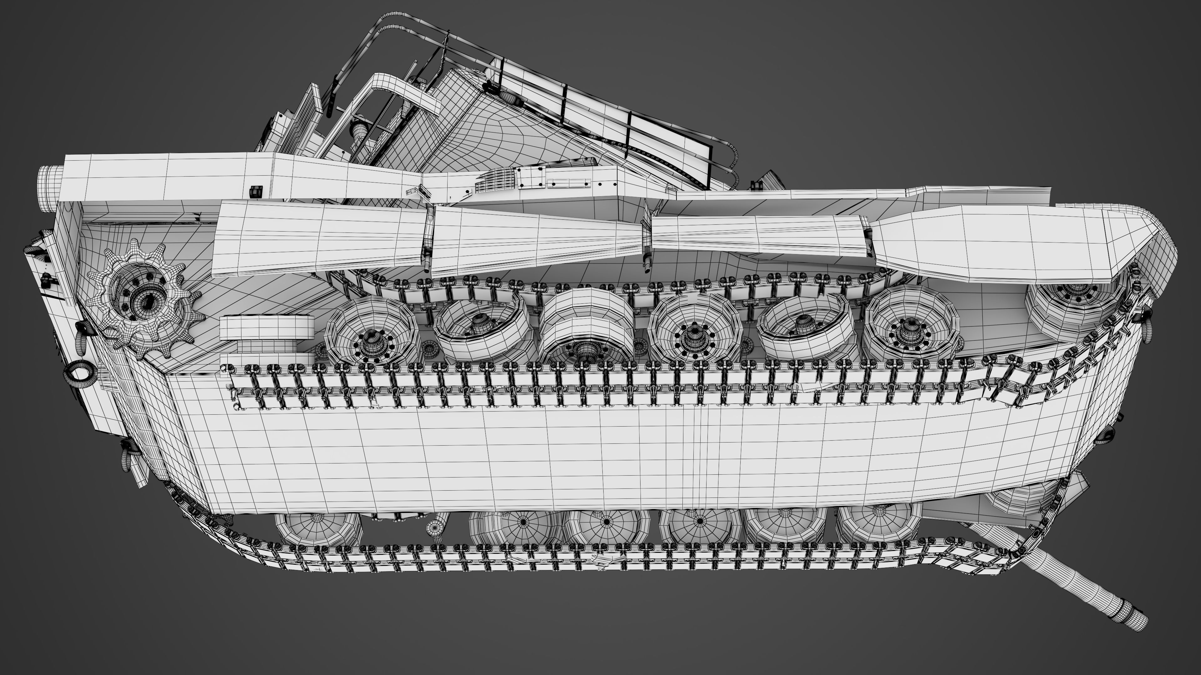 M1A2 Abrams Destroyed 3D model | CGTrader