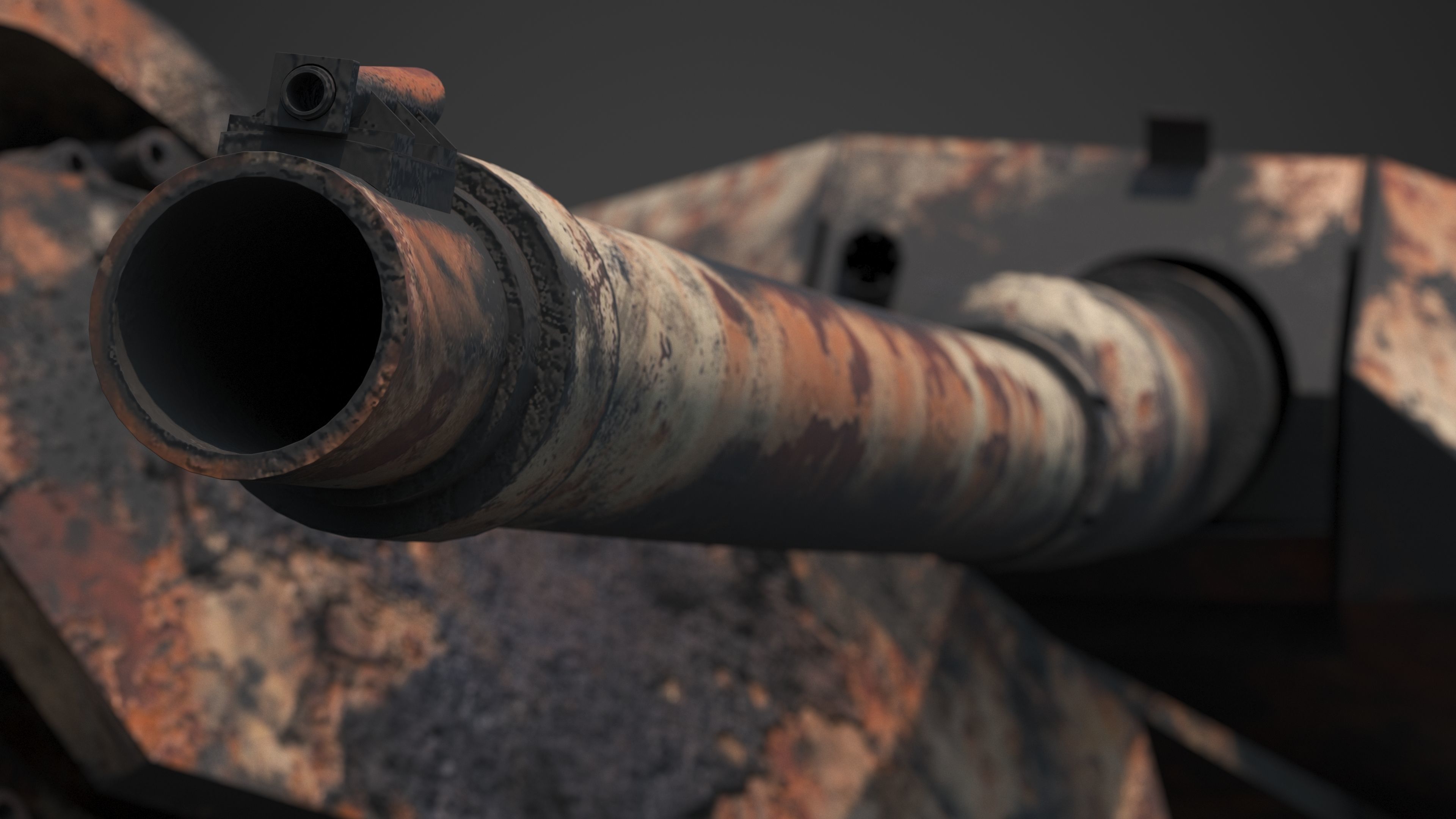 M1A2 Abrams Destroyed 3D model | CGTrader