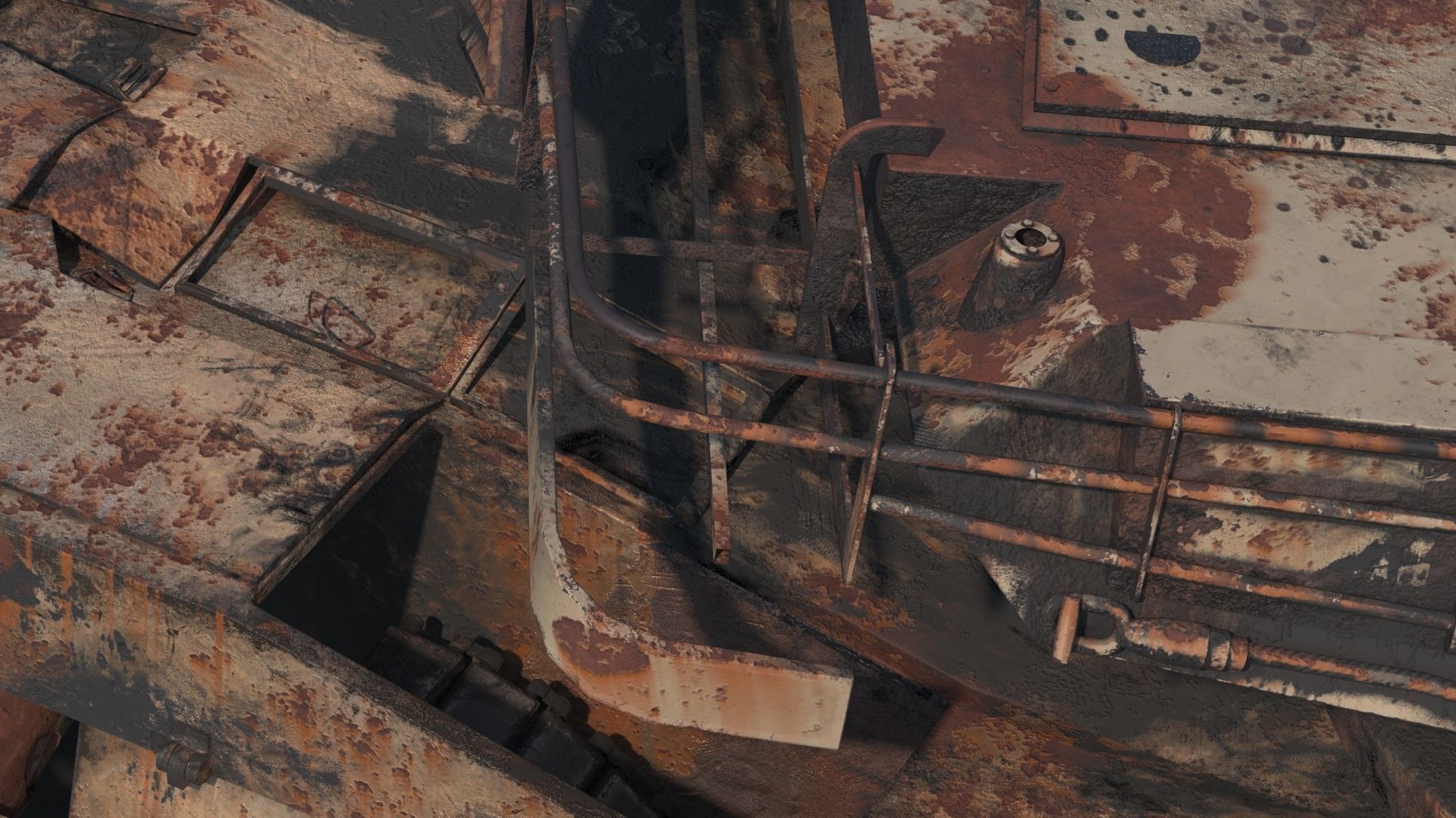 M1A2 Abrams Destroyed 3D model | CGTrader