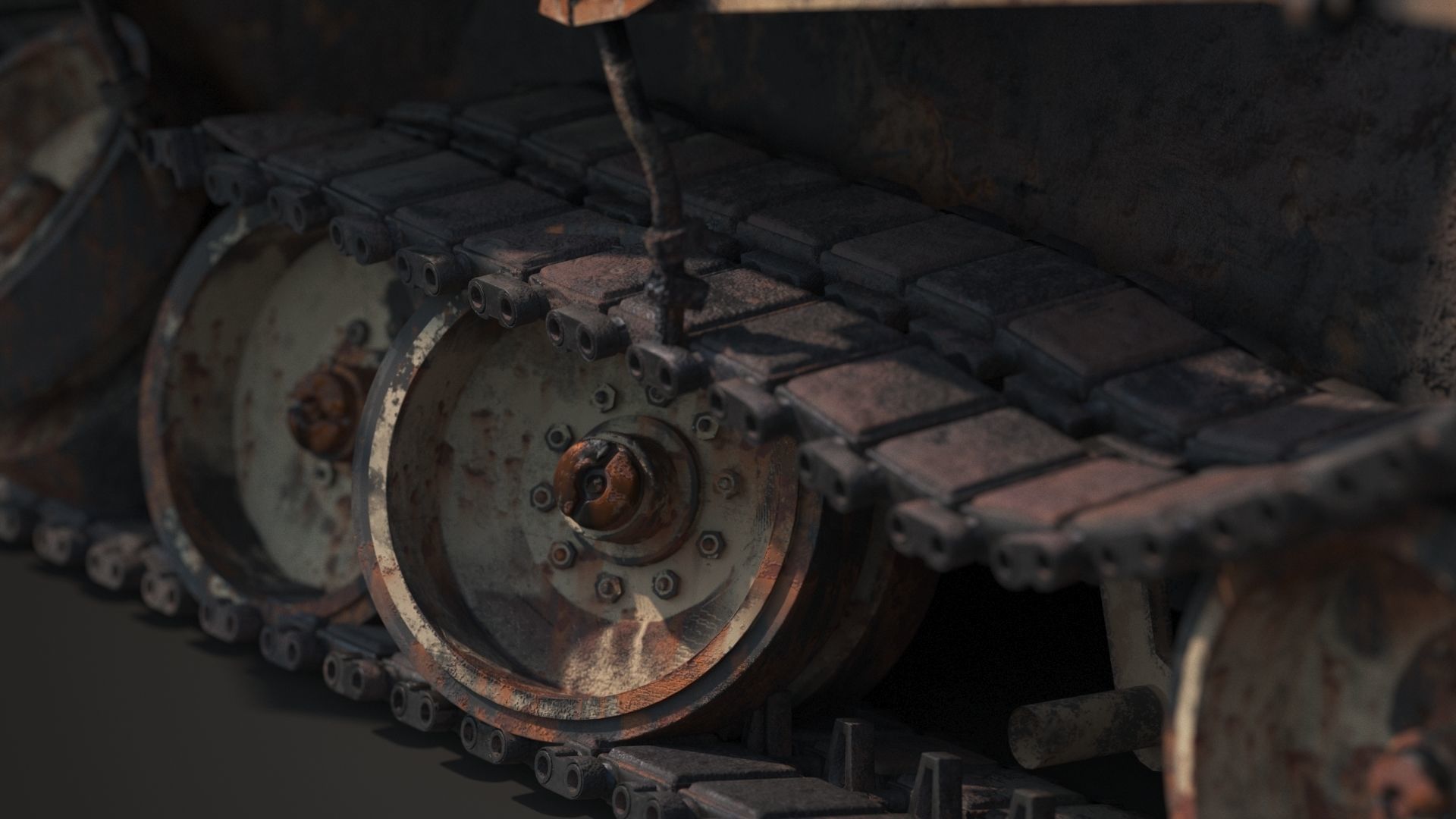 M1A2 Abrams Destroyed 3D model | CGTrader