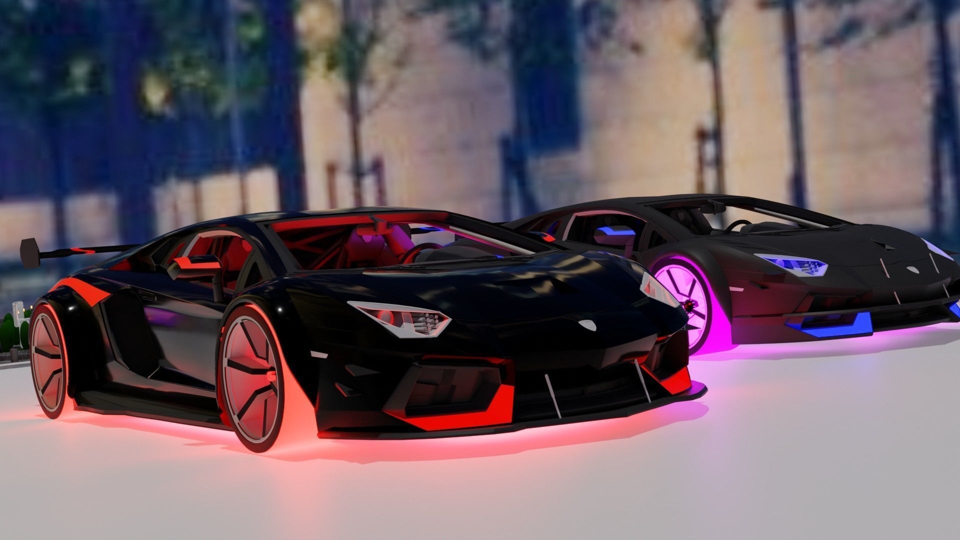 moving cars animation free 3D model animated | CGTrader