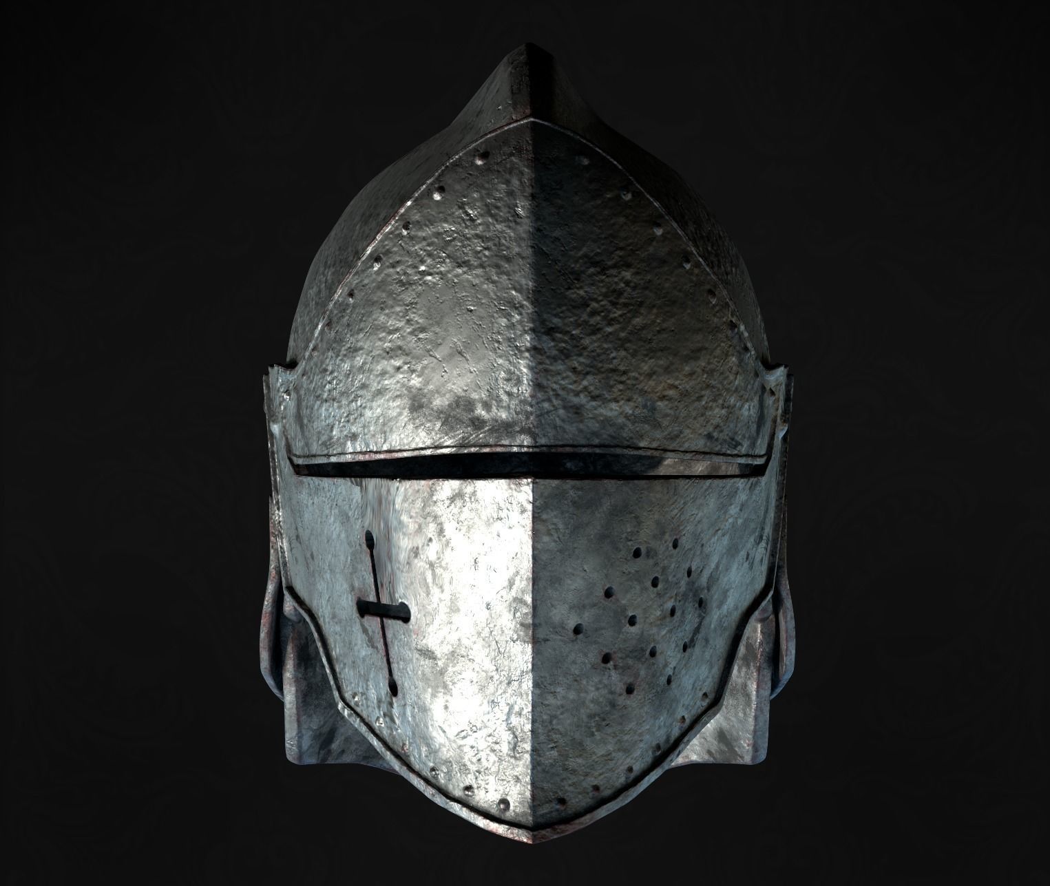 MEDIEVAL KNIGHT HELMET 3D model 3D printable | CGTrader