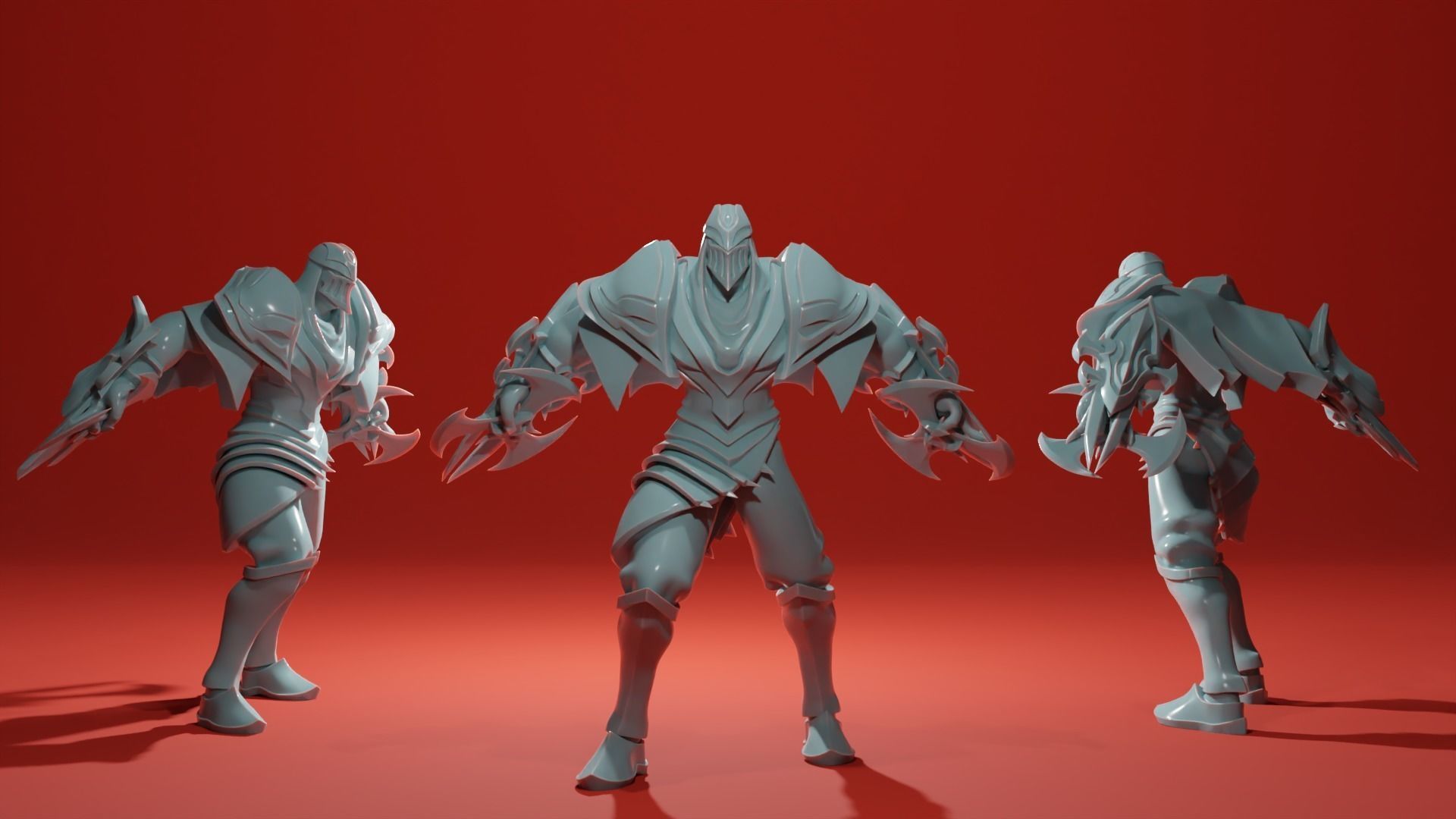 Zeta Assassins - Shadow Ninja Puppets 3D model 3D printable | CGTrader