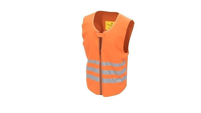 Safety Vest 3D model | CGTrader
