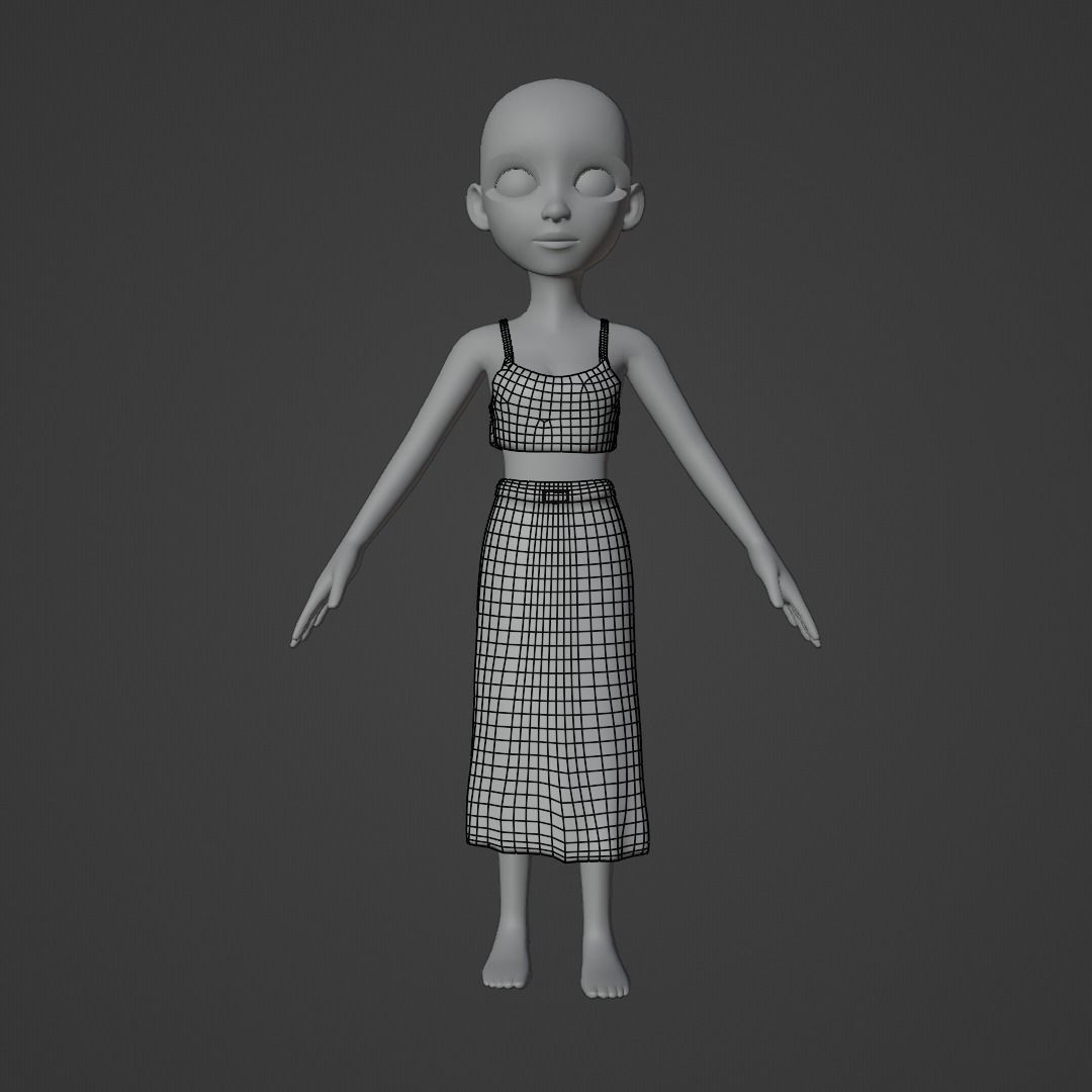 zepeto 3D model rigged | CGTrader