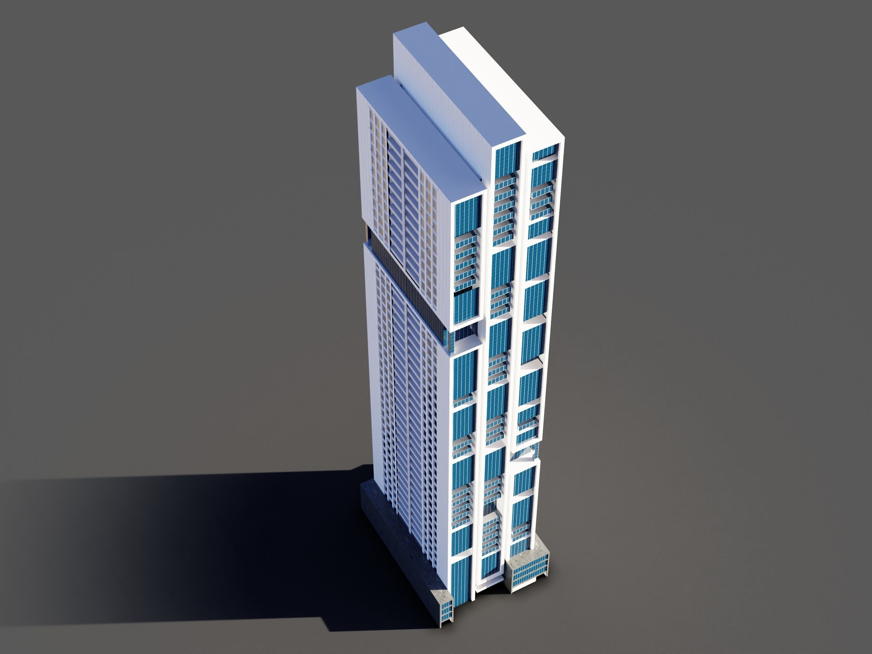 Marina Arcade tower - Dubai marina 3D model | CGTrader