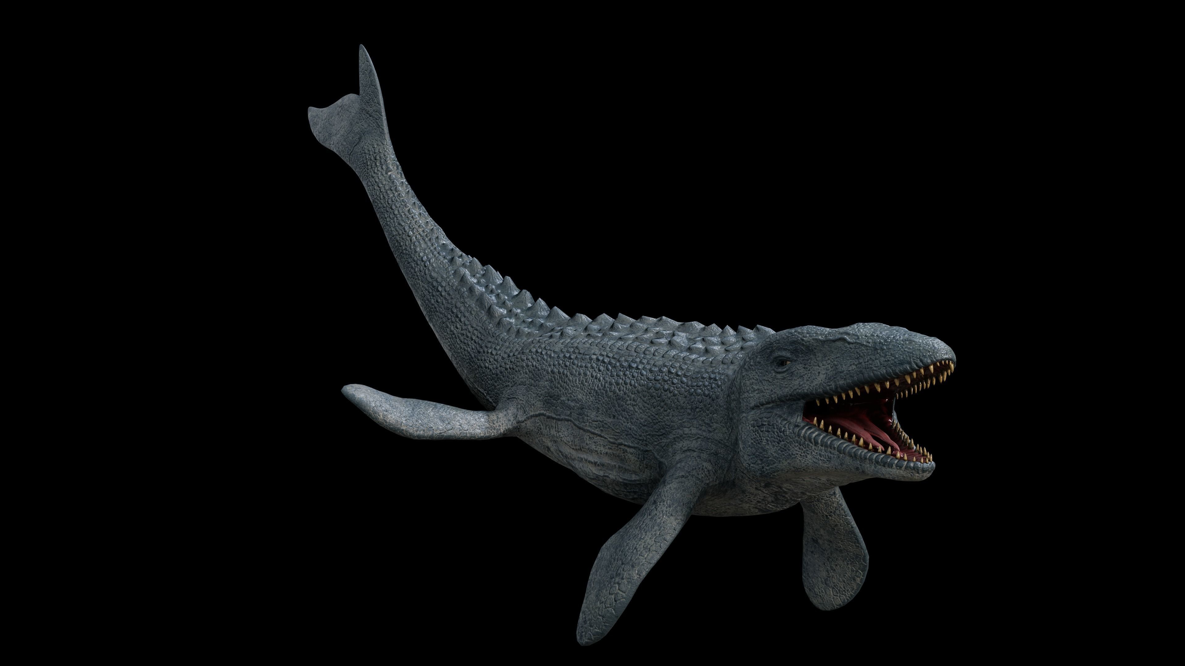 3D model Monster Mosasaurus - Sea Dinosaur VR / AR / low-poly | CGTrader
