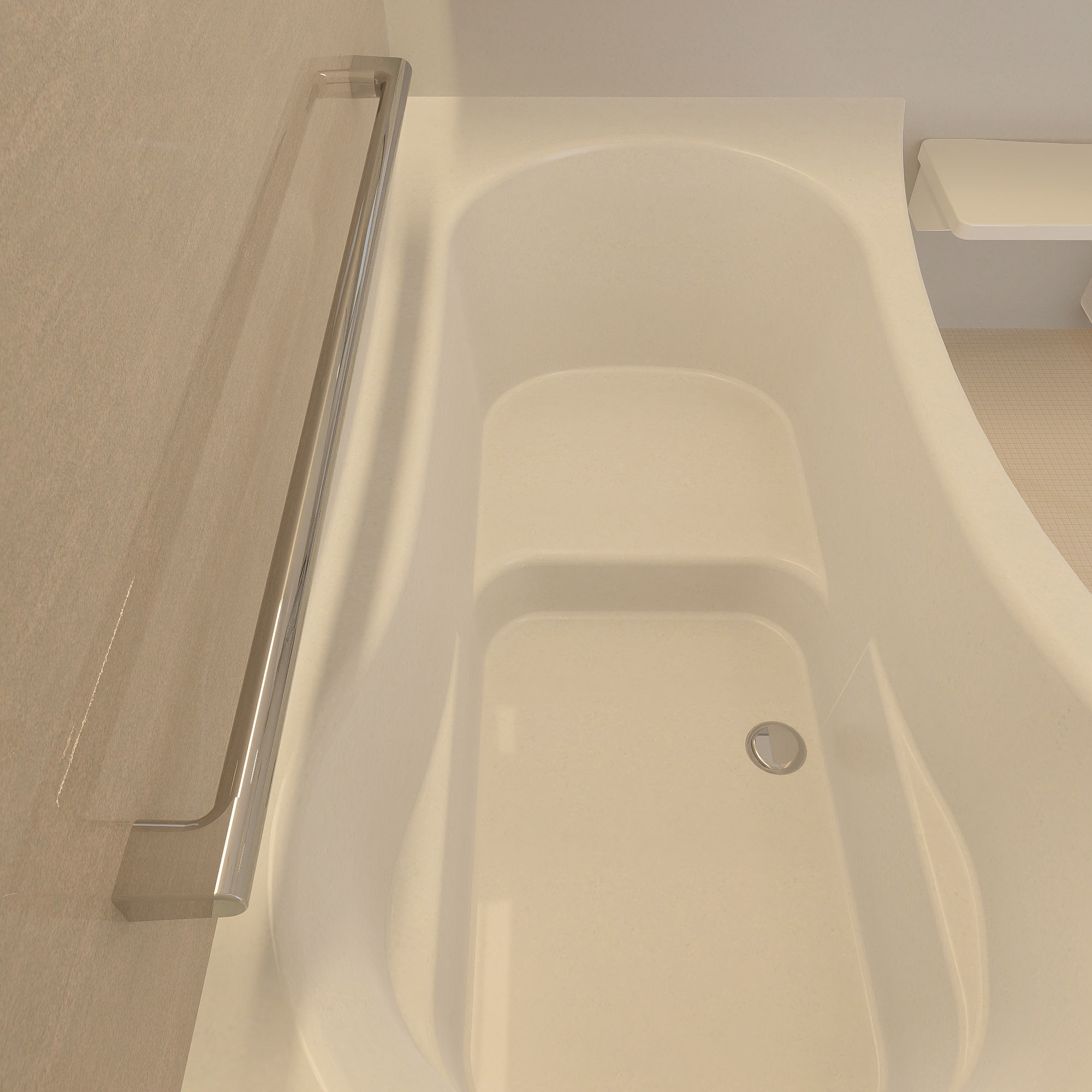 Housetec 1616 Japanese Unit Bath 3D model | CGTrader