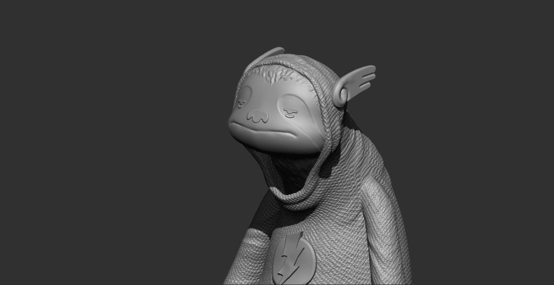 Sloth Flash 3D model 3D printable | CGTrader