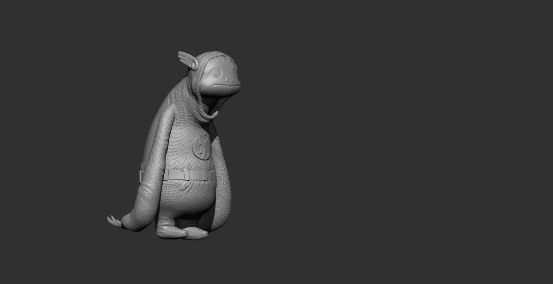 Sloth Flash 3D model 3D printable | CGTrader