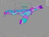 Assam India map region 3D model geography political geographic 3D model ...