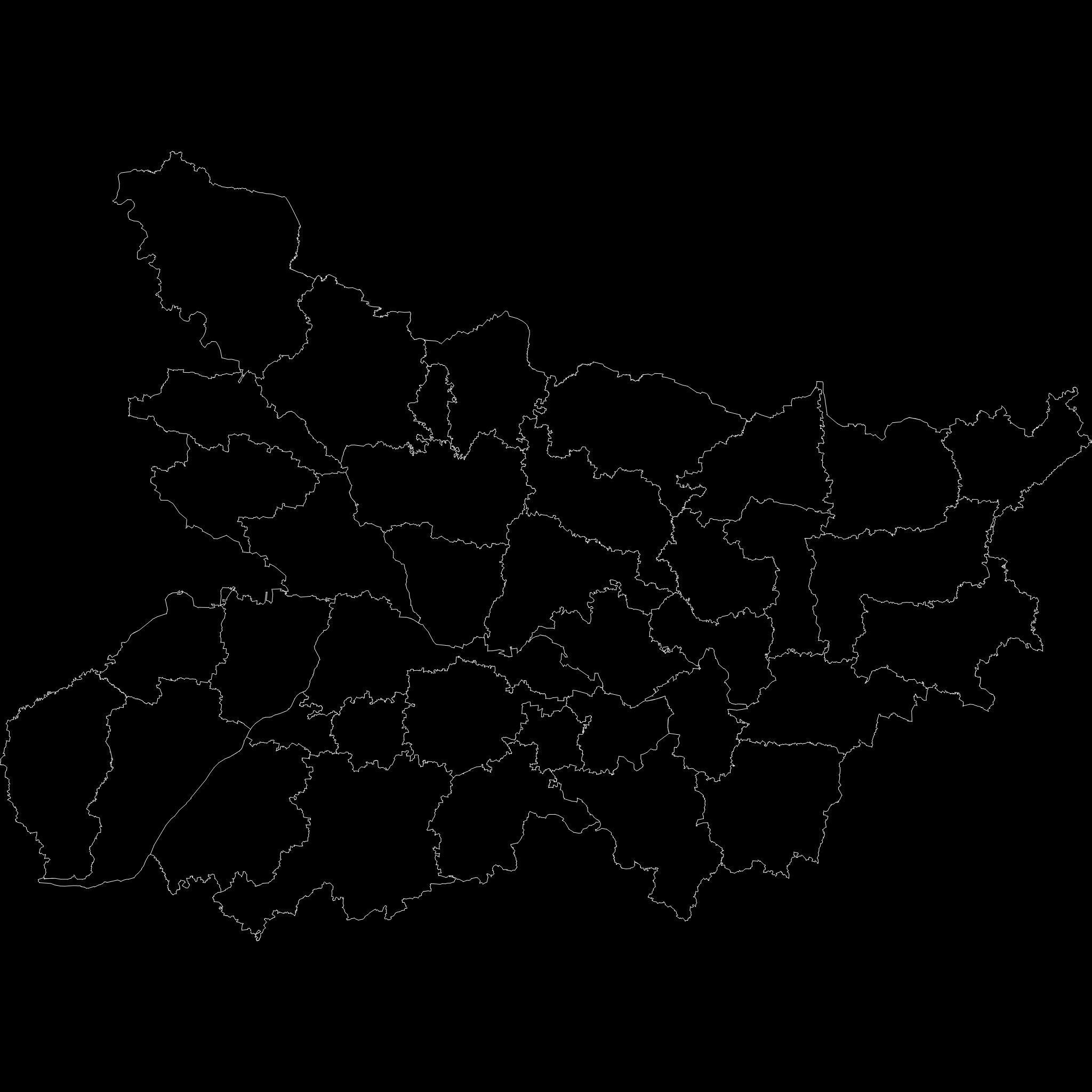 Bihar India map region 3D model geography political geographic 3D model ...