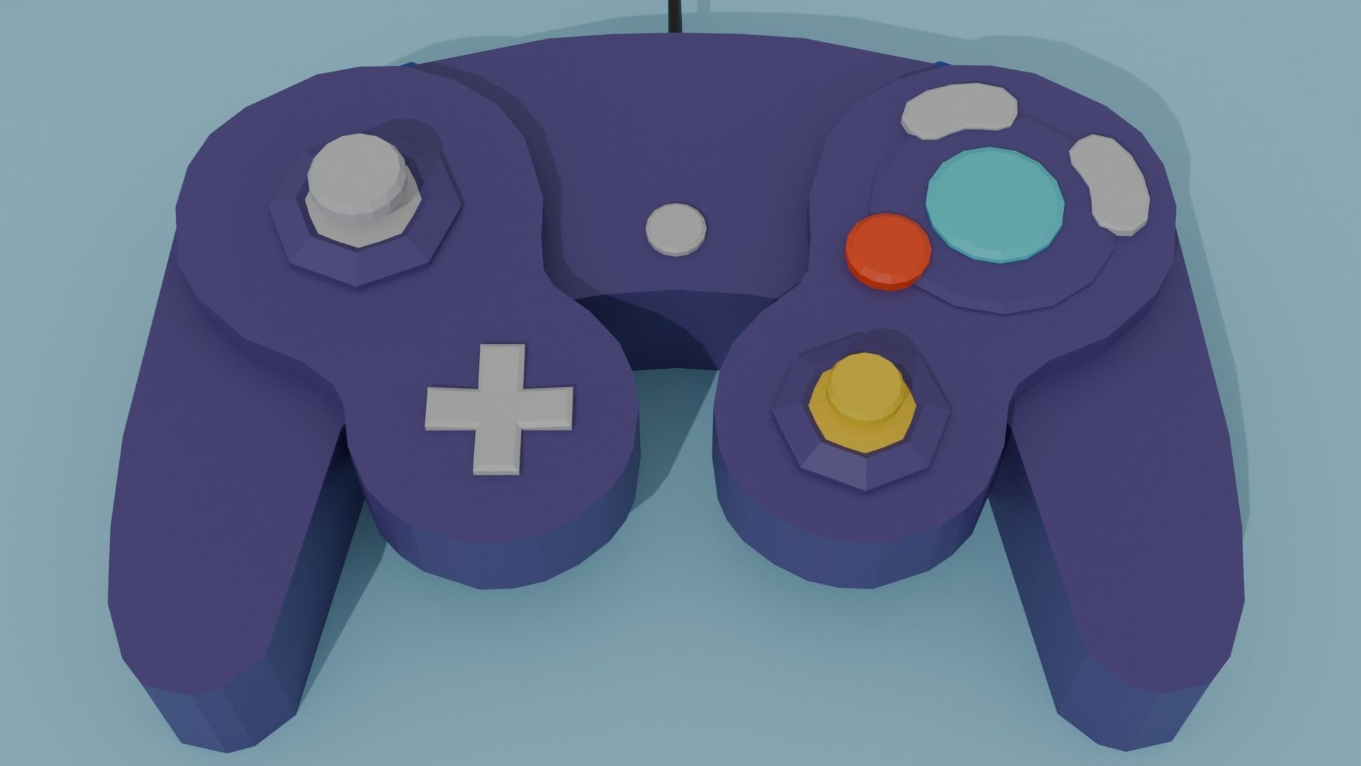 3D model Nintendo Game Cube Low Poly 3D Model VR / AR / low-poly | CGTrader