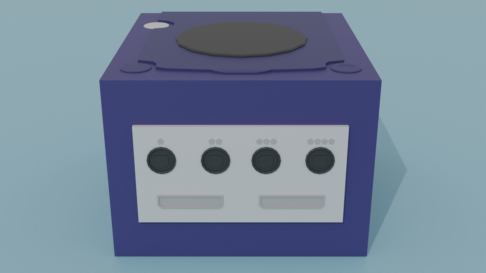 3D model Nintendo Game Cube Low Poly 3D Model VR / AR / low-poly | CGTrader