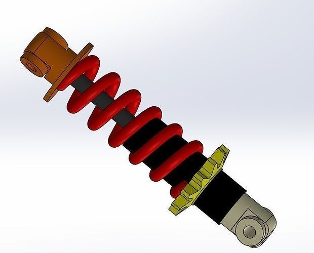 Shock absorber 3D model | CGTrader