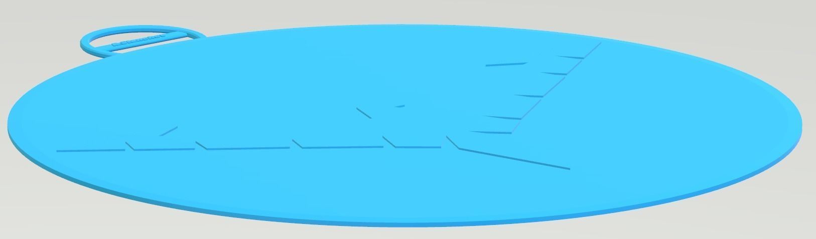 Nightwing logo keychain 3D model 3D printable | CGTrader