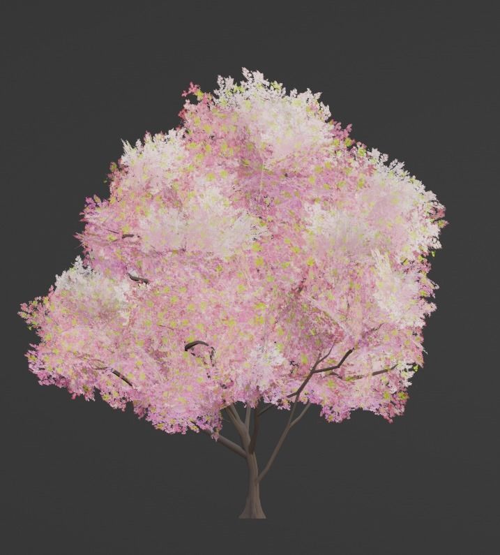 3D model this is tree VR / AR / low-poly | CGTrader