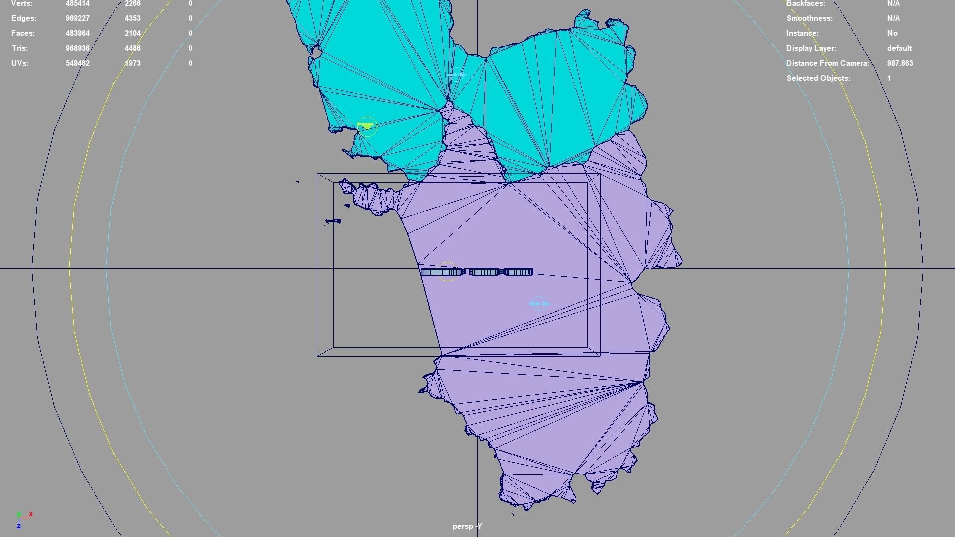 Goa India map region 3D model geography political geographic 3D model ...