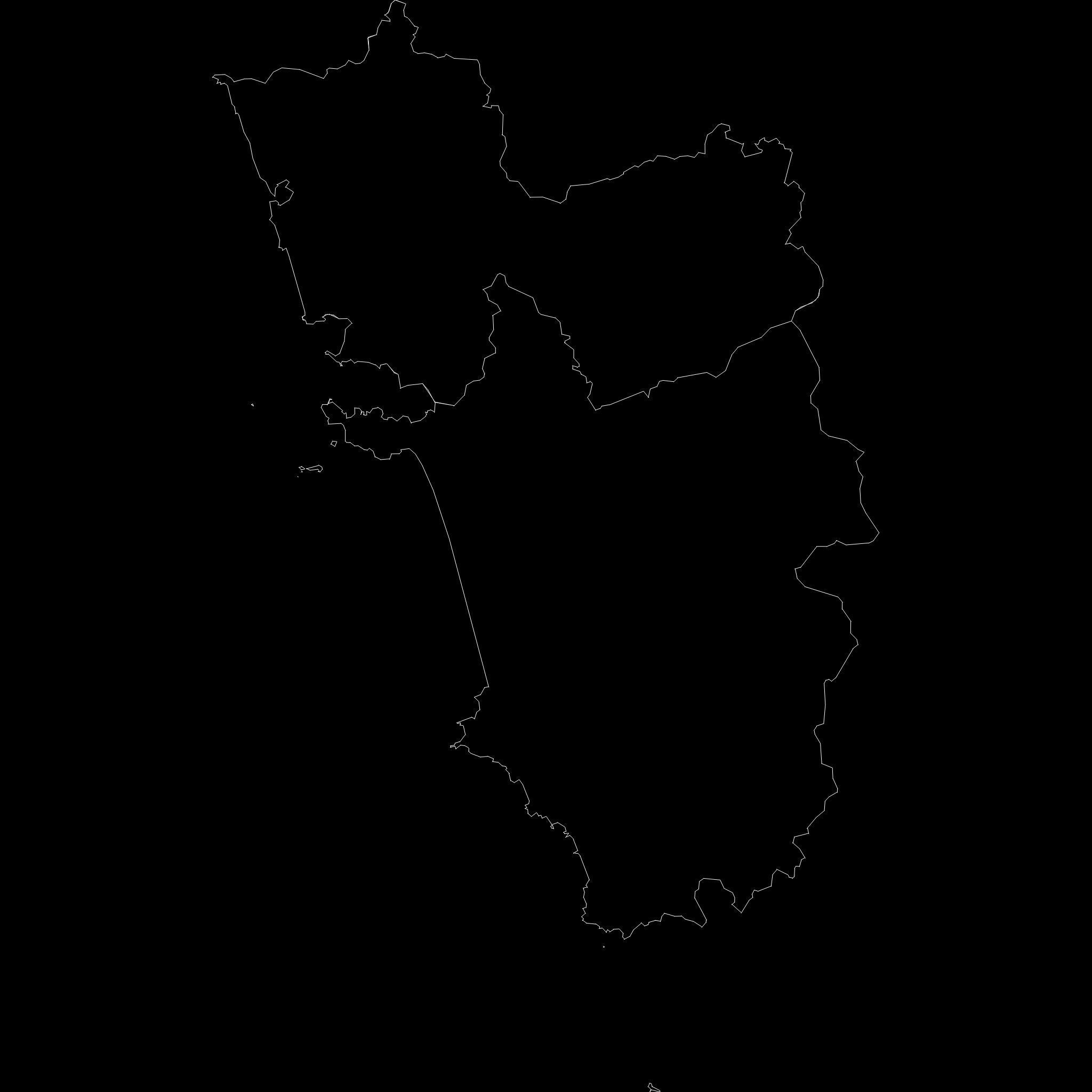 Goa India map region 3D model geography political geographic 3D model ...