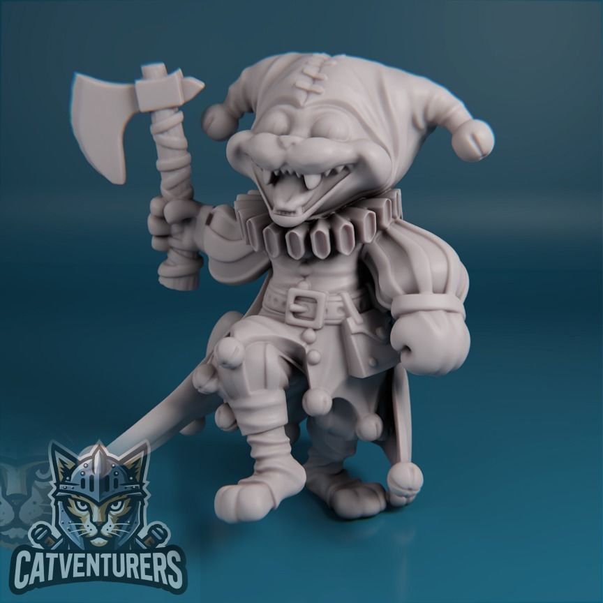 Gloomo The Cat Clown 3D model 3D printable | CGTrader