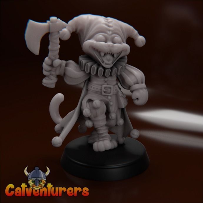 Gloomo The Cat Clown 3D model 3D printable | CGTrader