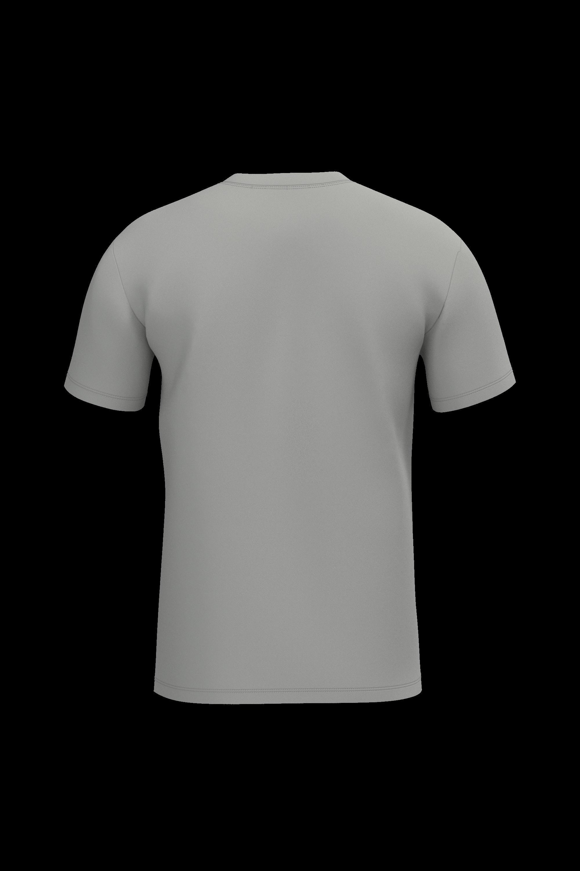 Male regular fit tshirt free 3D model rigged | CGTrader