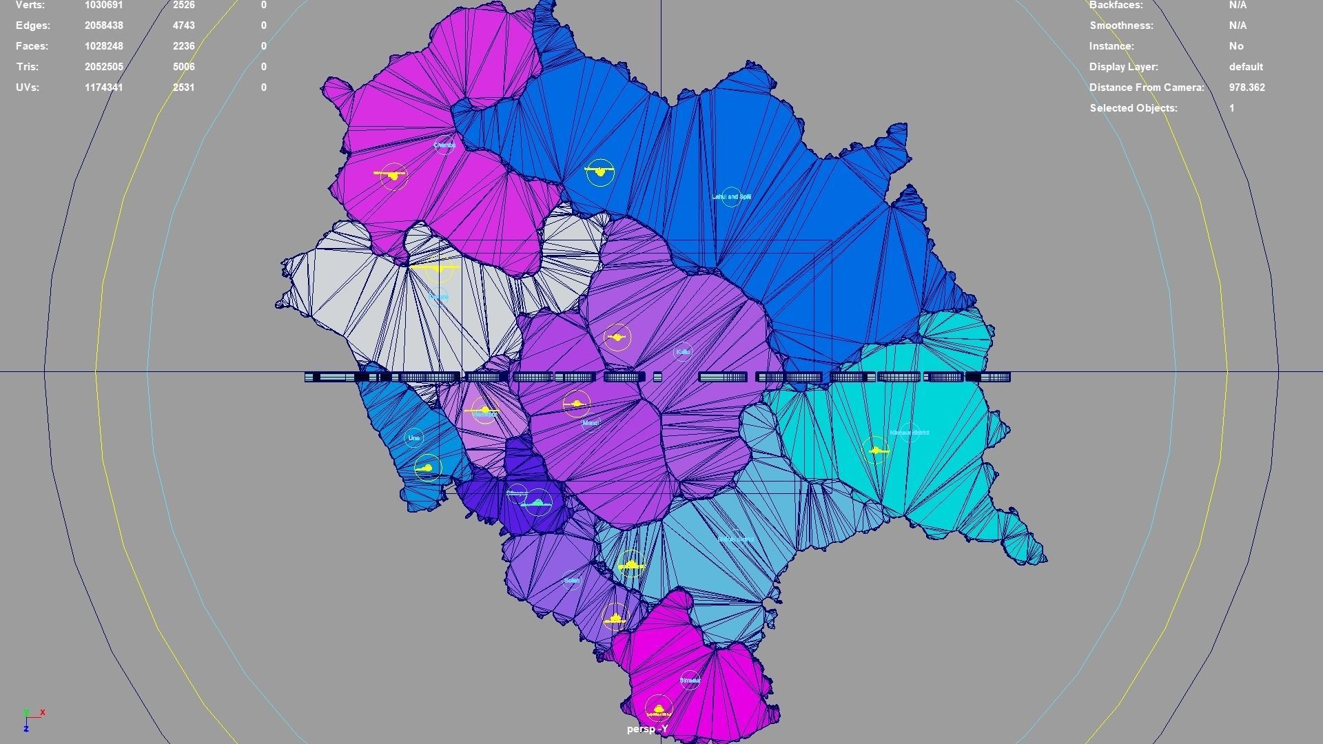 Himachal Pradesh India map region 3D model geography political 3D model ...