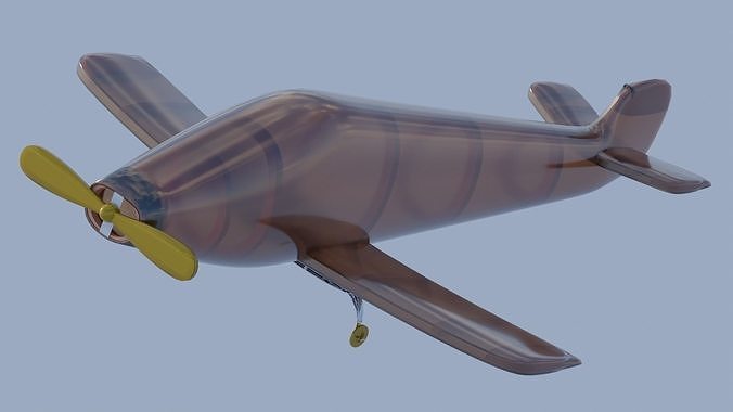 Toy Plane 3D model 3D printable | CGTrader
