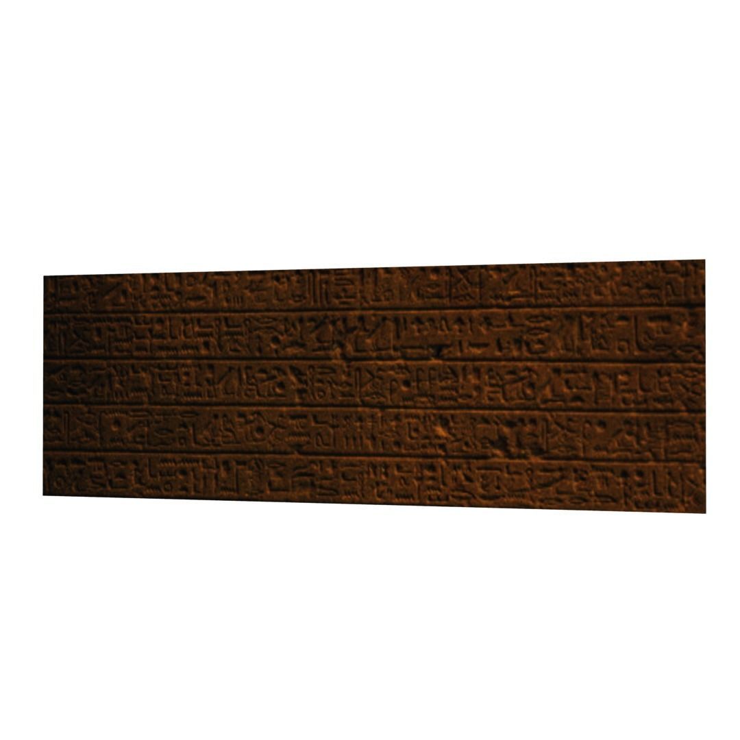 3D model Egyptian pharaohs wall VR / AR / low-poly | CGTrader