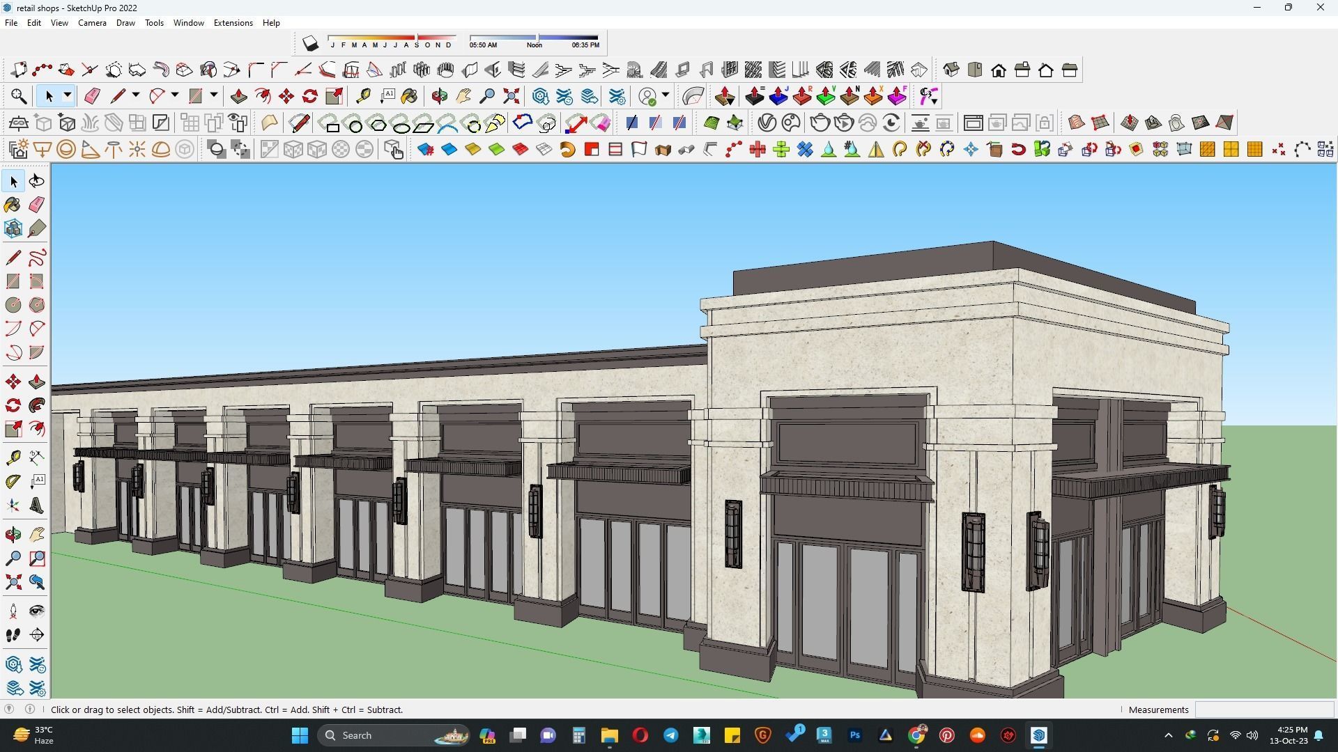 Classical retail shops 3D model | CGTrader