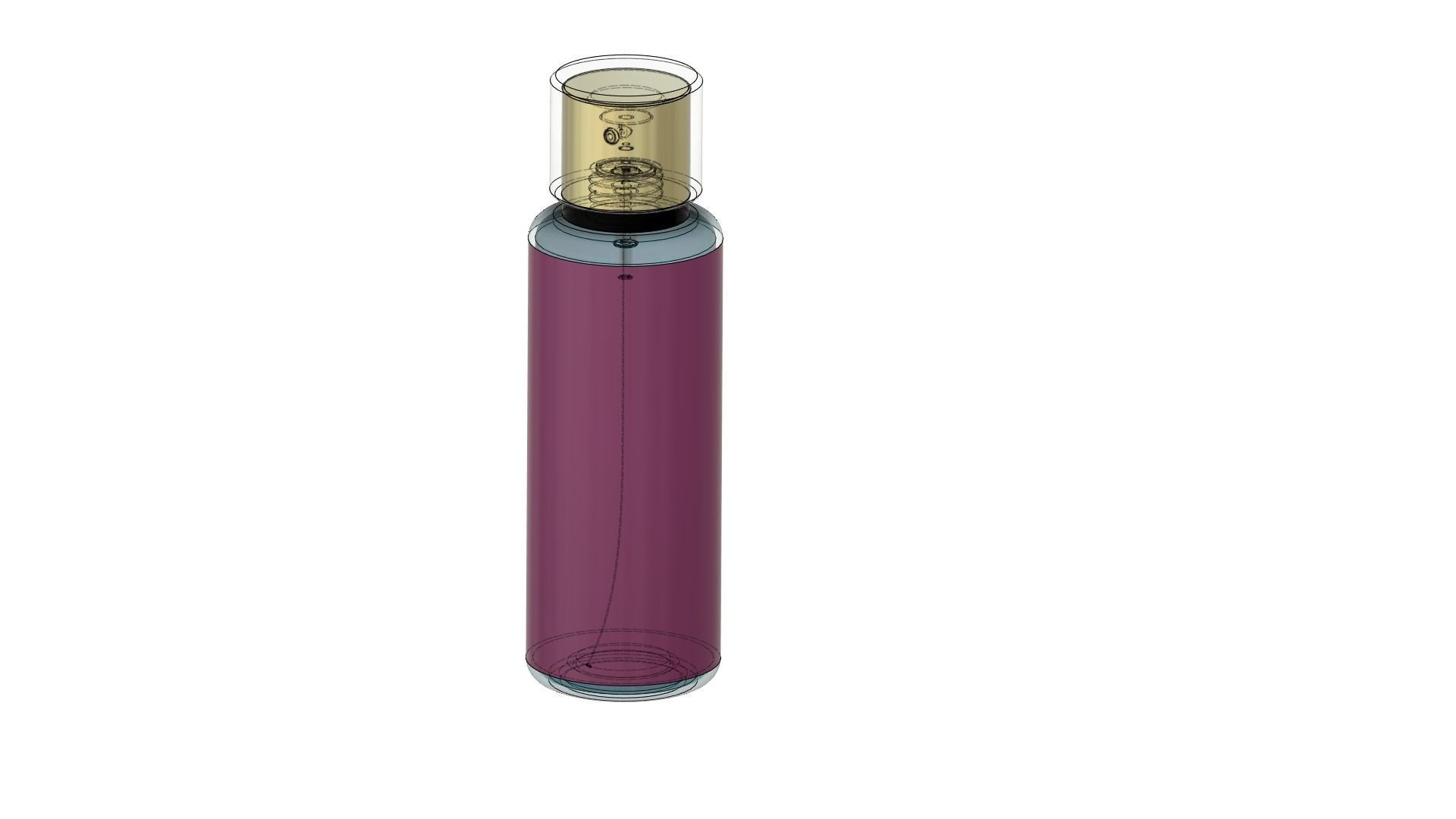 Perfume Spray Bottle Body Mist Victorias Secret free 3D model | CGTrader