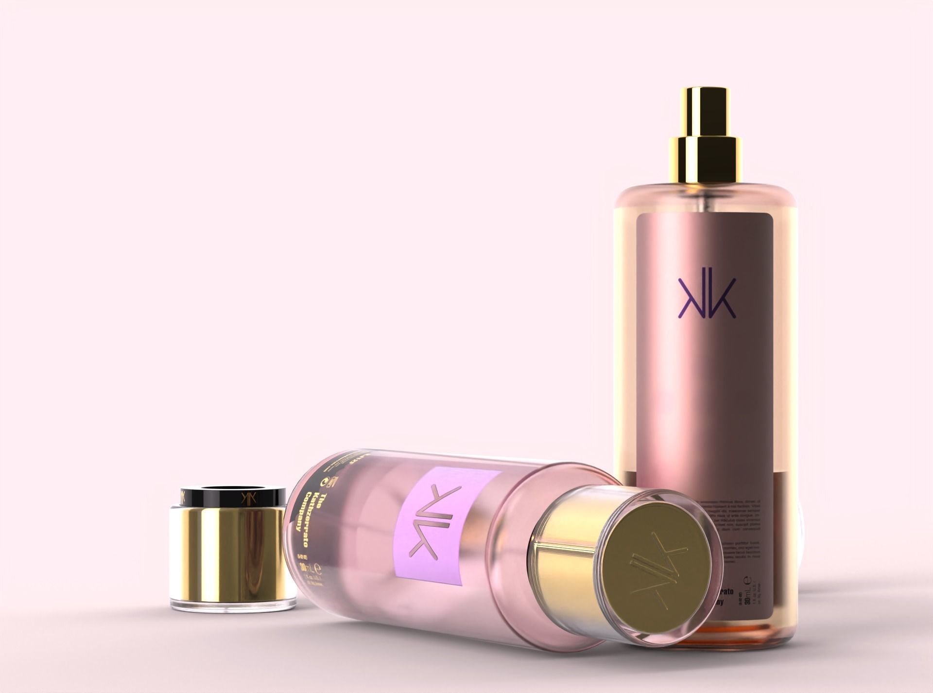 Perfume Spray Bottle Body Mist Victorias Secret free 3D model | CGTrader
